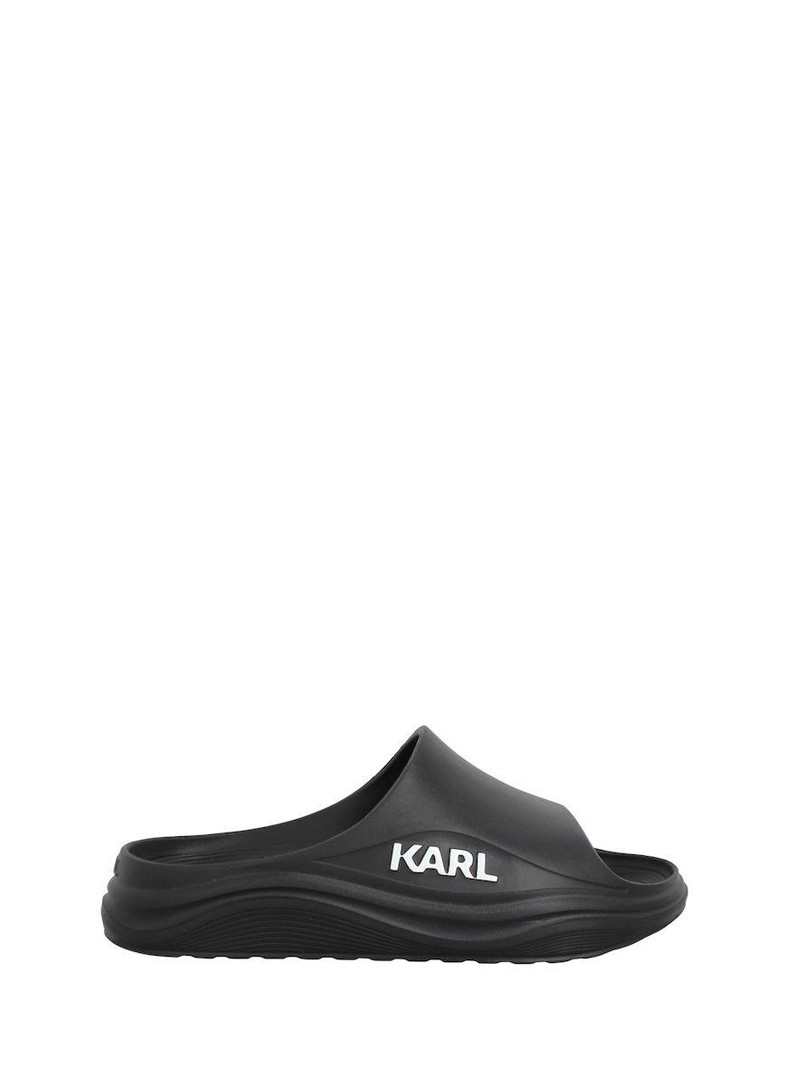 Karl Lagerfeld Ανδρικά Slides Μαύρα KL75001-VG0 | Skroutz.gr