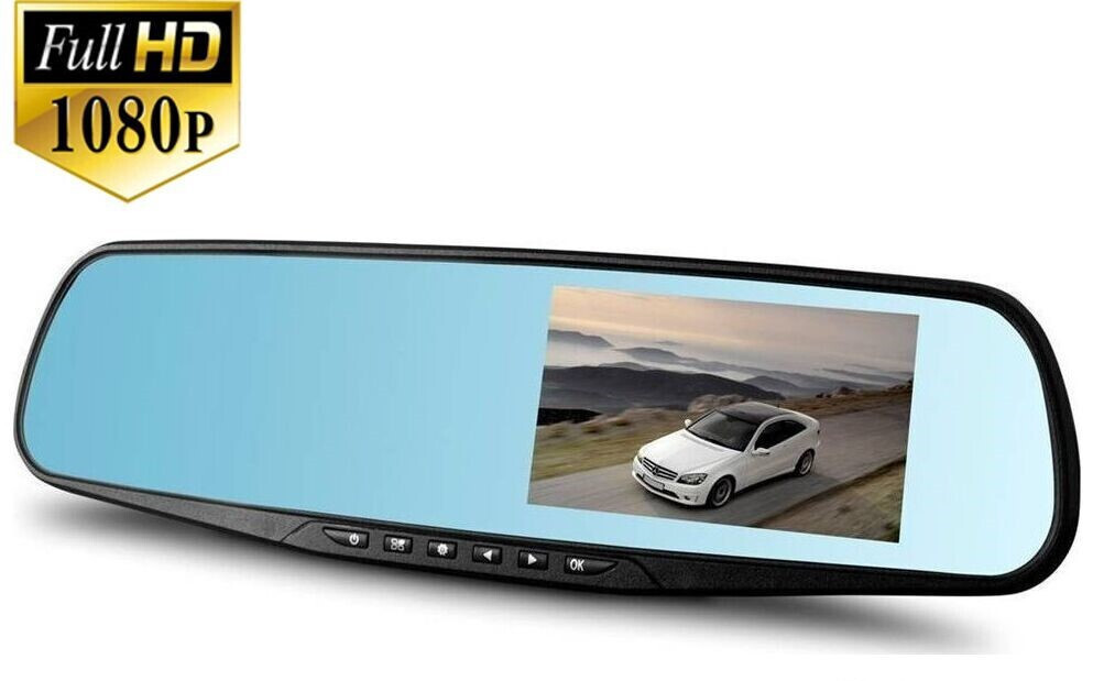 Σετ Καθρέπτης με Κάμερα DVR Αυτοκινήτου 1080P με Οθόνη 4" & Κάμερα ...