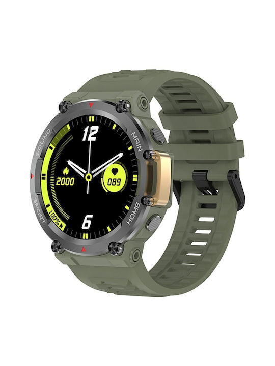 Microwear RUN 2 Smartwatch (Χακί) | Skroutz.gr