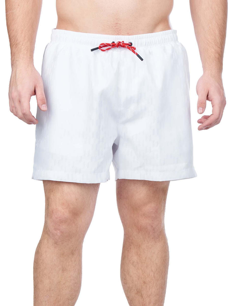 Karl Lagerfeld Monogram Ανδρικό Μαγιό Σορτς Λευκό 231M2207-100 | Skroutz.gr