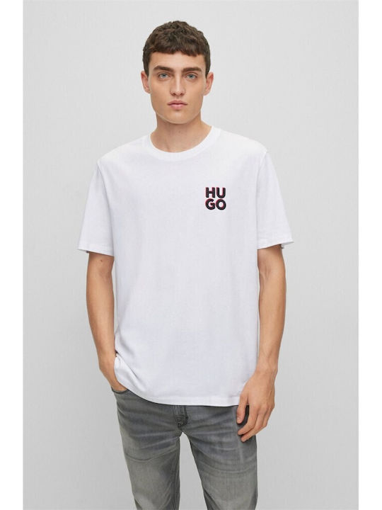 Hugo Boss Dereso232 Ανδρικό T-shirt Polo Λευκό 50490770-127 | Skroutz.gr