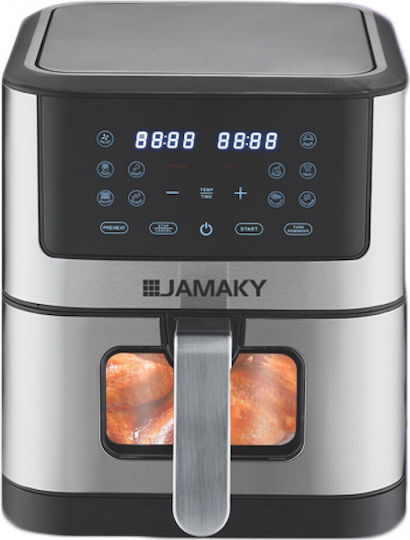 Φριτέζα Αέρος με Αποσπώμενο Κάδο 8lt Ασημί JMK-5012 | Skroutz.gr