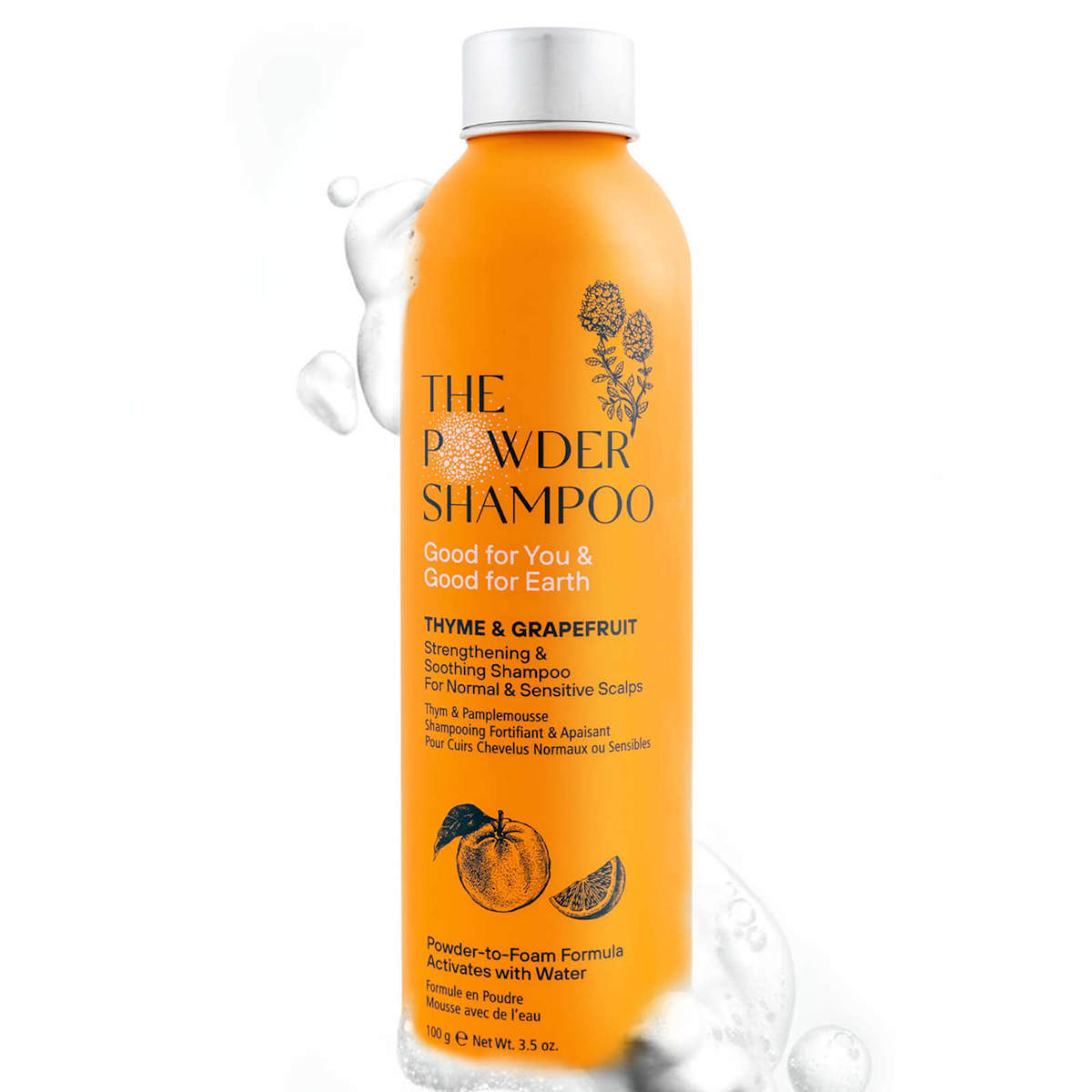 The Powder Shampoo Thyme & Grapefruit Σαμπουάν Καθημερινής Χρήσης για ...