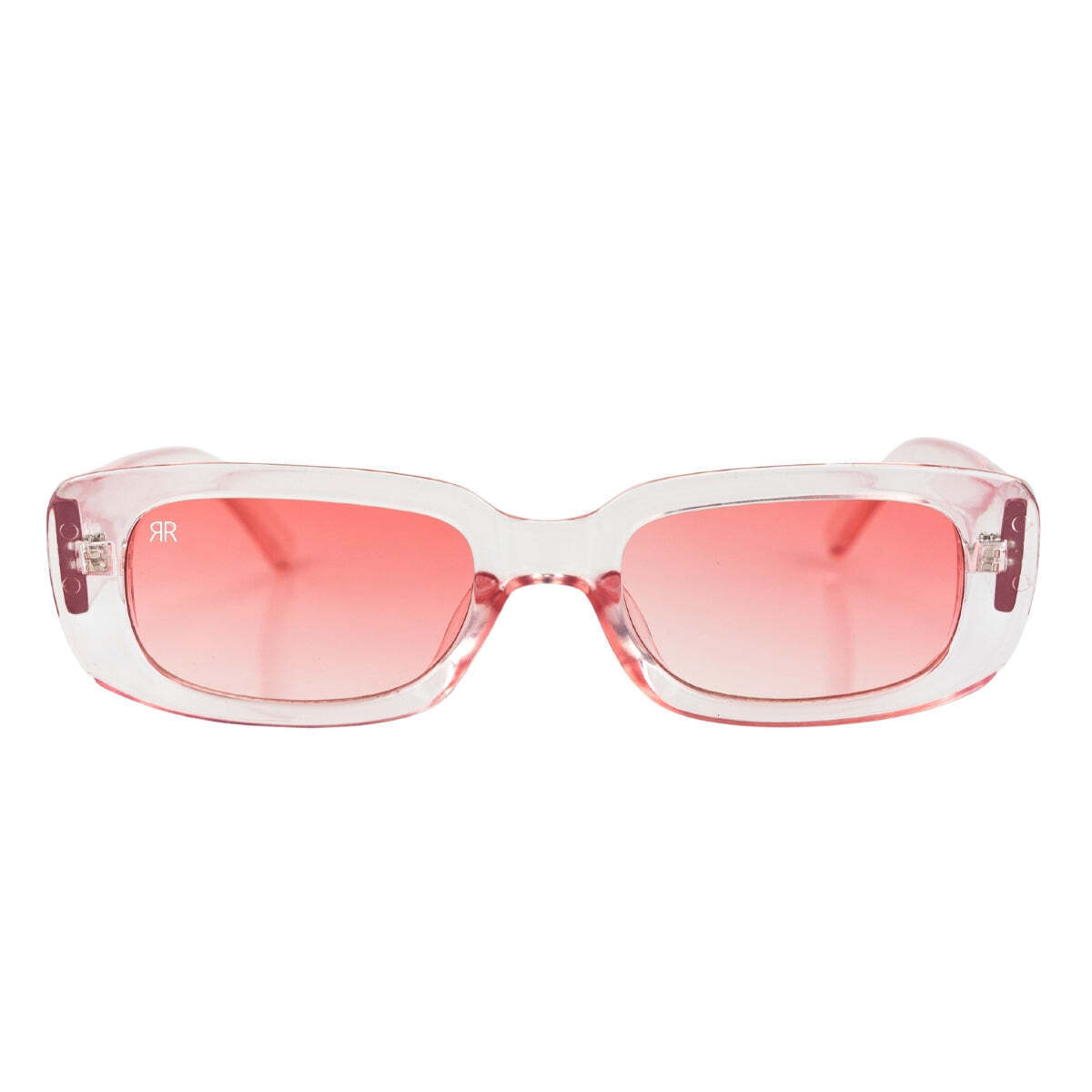 Red Raven Rostor Γυαλιά Ηλίου με Διάφανο Κοκκάλινο Σκελετό και Ροζ ...