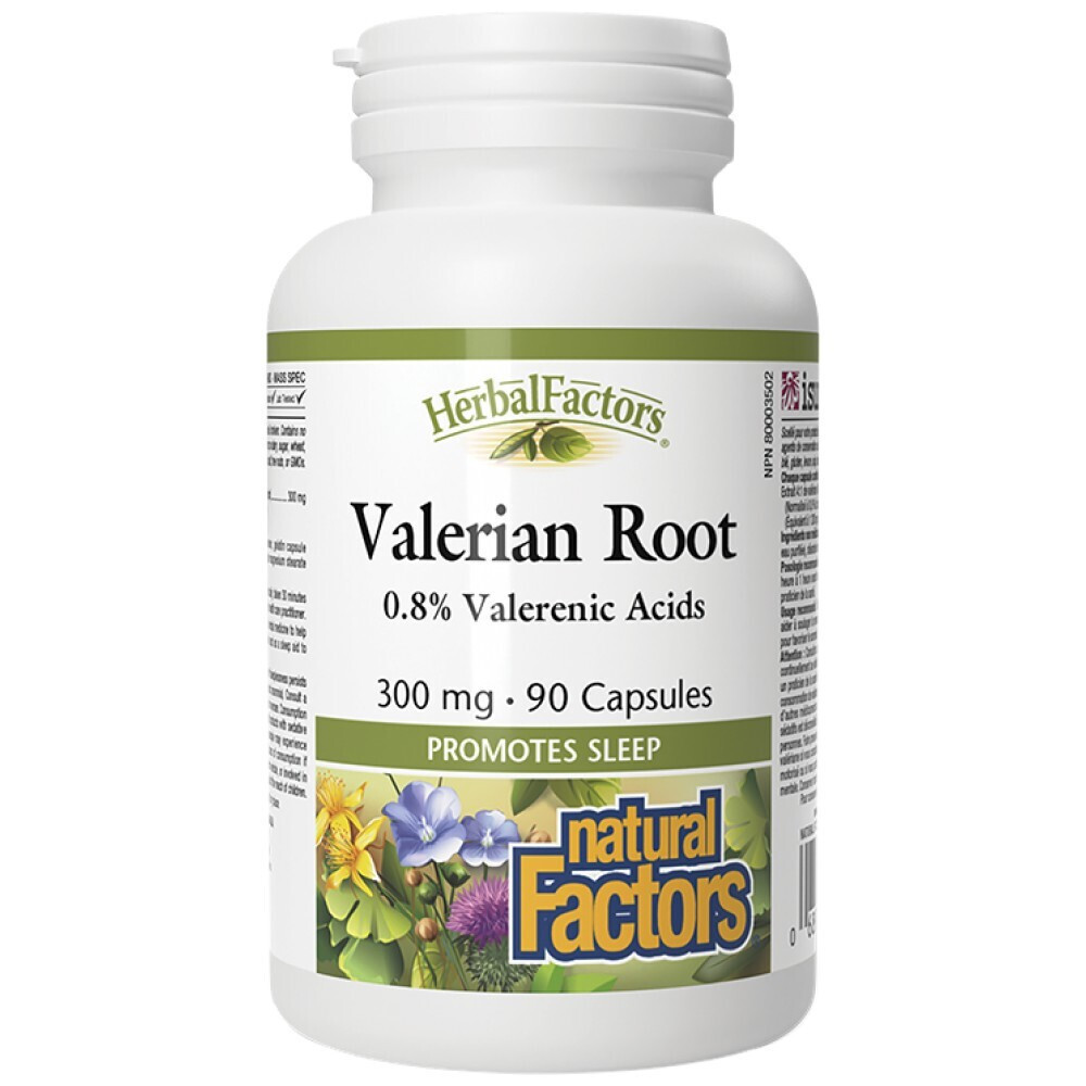 Natural Factors Valerian Root 300mg 90 κάψουλες | Skroutz.gr