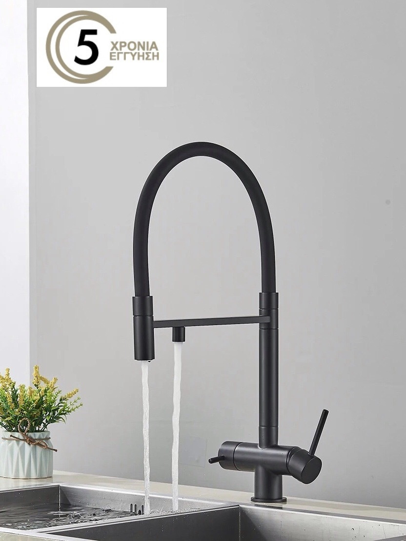 Naron Naron NR-1299B Ψηλή Σπαστή Μπαταρία Κουζίνας Πάγκου Black Mat ...