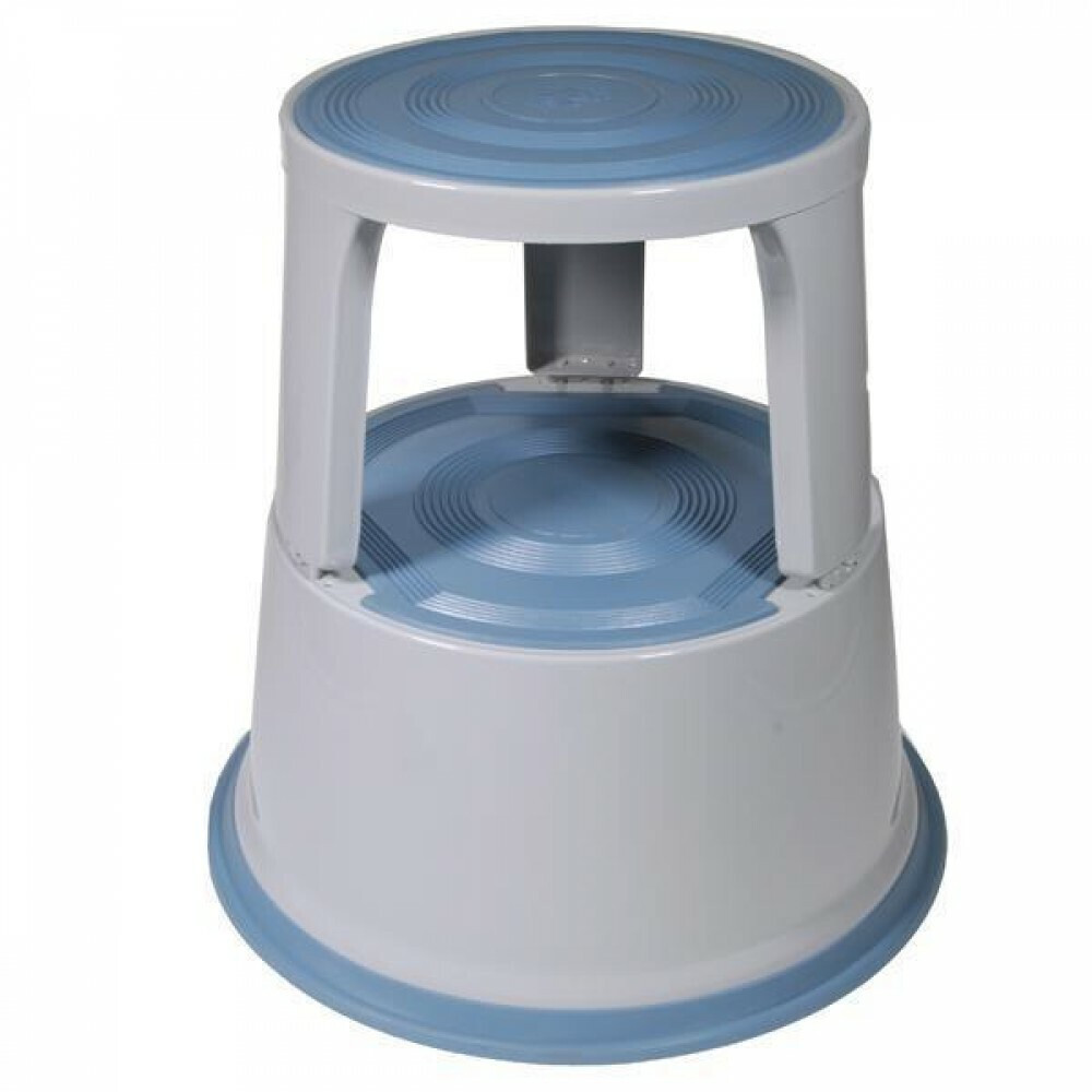 Σκαμπό Γραφείου 19306-21---2 Ανοιχτό Γκρι 45x45x43cm | Skroutz.gr