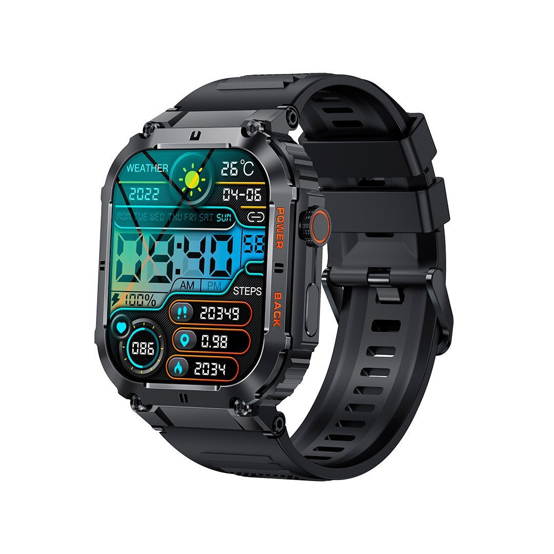 Aoke K57 Pro Smartwatch με Παλμογράφο (Μαύρο) | Skroutz.gr
