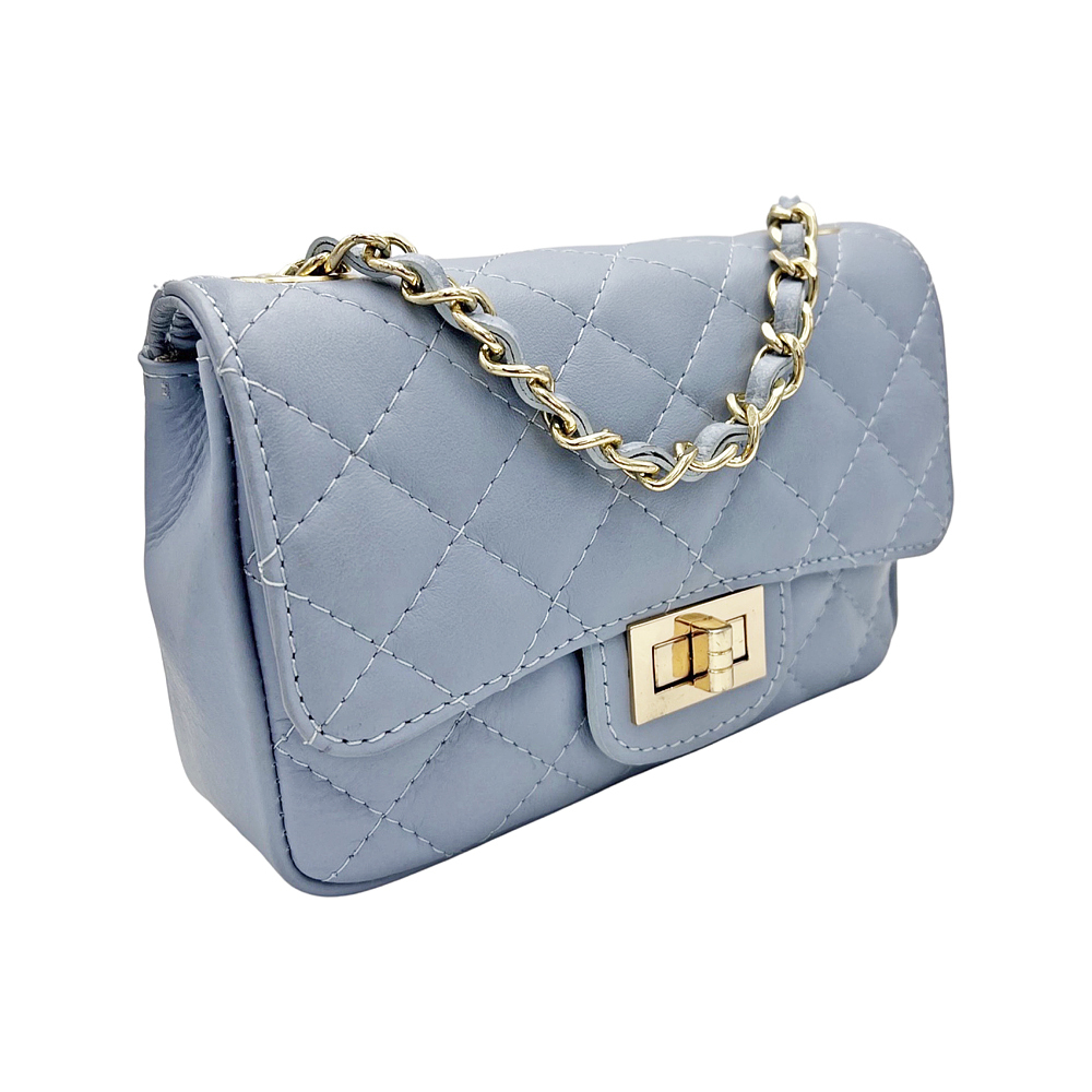 Savil Δερμάτινη Γυναικεία Τσάντα Γαλάζια 88341 | Skroutz.gr