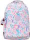 Kipling Class Room Aqua Flowers Σχολική Τσάντα Πλάτης Δημοτικού ...
