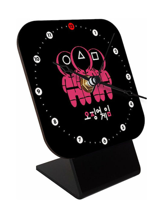 squid game Επιτραπέζιο Ρολόι KP_8972_CLOCK-DESK-SQUARE | Skroutz.gr