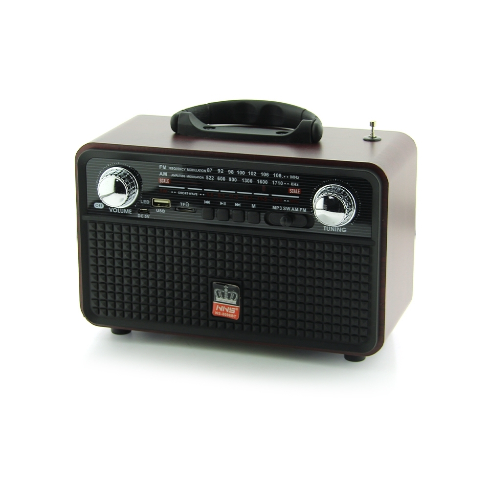 NS-8096BT Φορητό Ραδιόφωνο με Bluetooth Μαύρο | Skroutz.gr