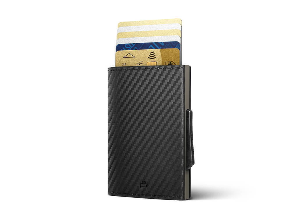 Ogon Designs CARBON CASCADE Ανδρικό Πορτοφόλι Καρτών Γκρι | Skroutz.gr