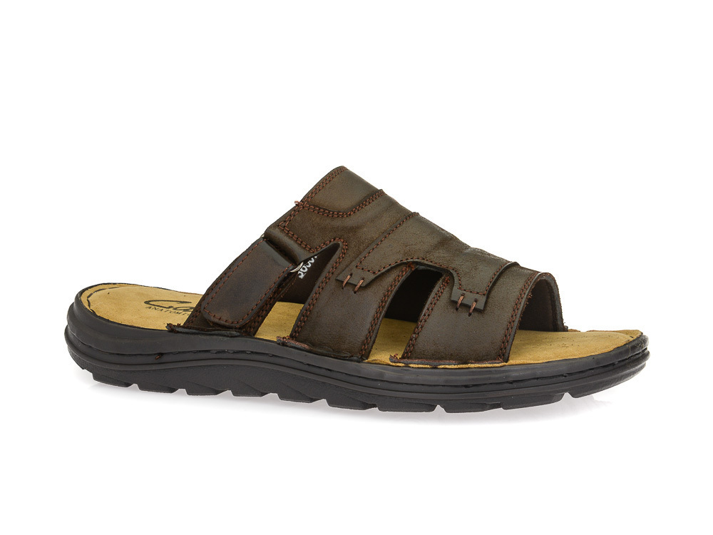 Gale Δερμάτινα Ανδρικά Σανδάλια σε Μαύρο Χρώμα 365076 | Skroutz.gr