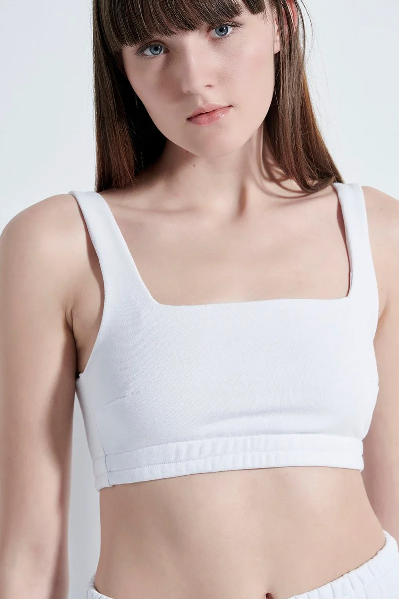 SugarFree Γυναικείο Μπουστάκι Λευκό 21848041-100 | Skroutz.gr