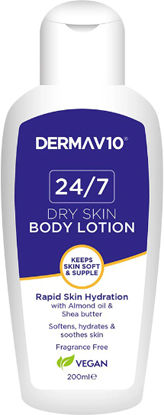 Derma V10 24/7 Ενυδατική Κρέμα Σώματος για Ξηρές Επιδερμίδες 200ml ...