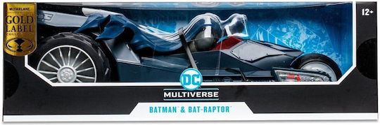 Mcfarlane Toys DC Comics etichetă de aur: Bat-Raptor cu Batman Bat ...