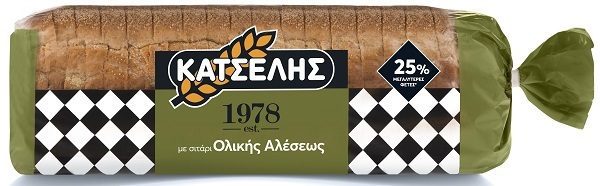 Ψωμί σε Φέτες Ολικής Άλεσης με Μεγάλες Φέτες Κατσέλης (1000g) | Skroutz.gr