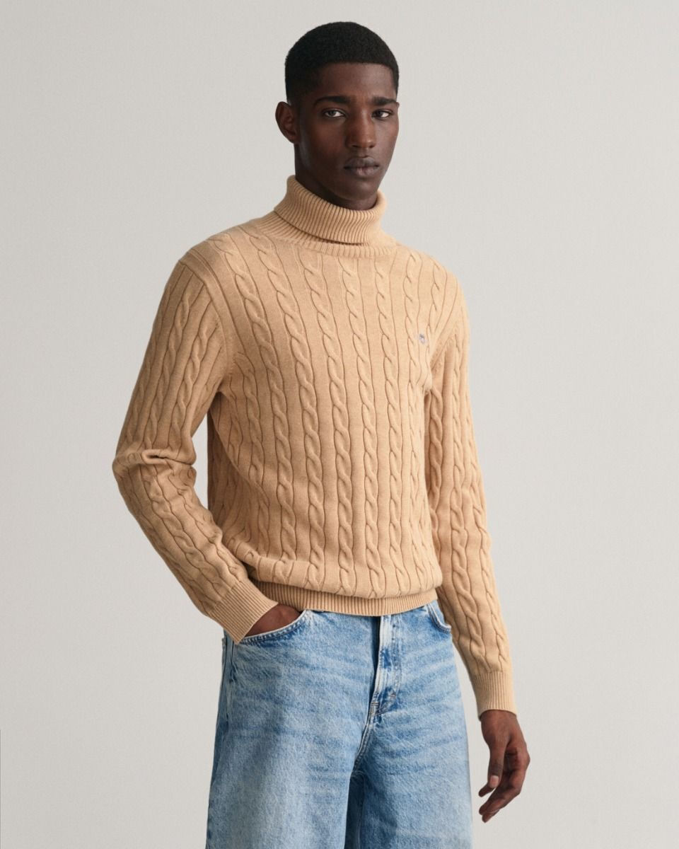 Gant Πουλόβερ Μακρυμάνικο Μπεζ 8050607-296 | Skroutz.gr