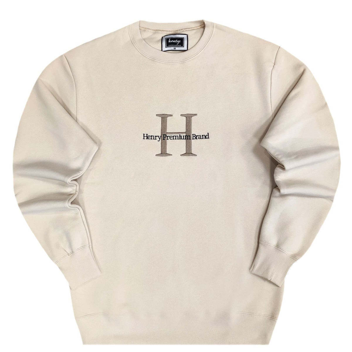 Henry Clothing Ανδρικό Φούτερ Μπεζ 3500 | Skroutz.gr