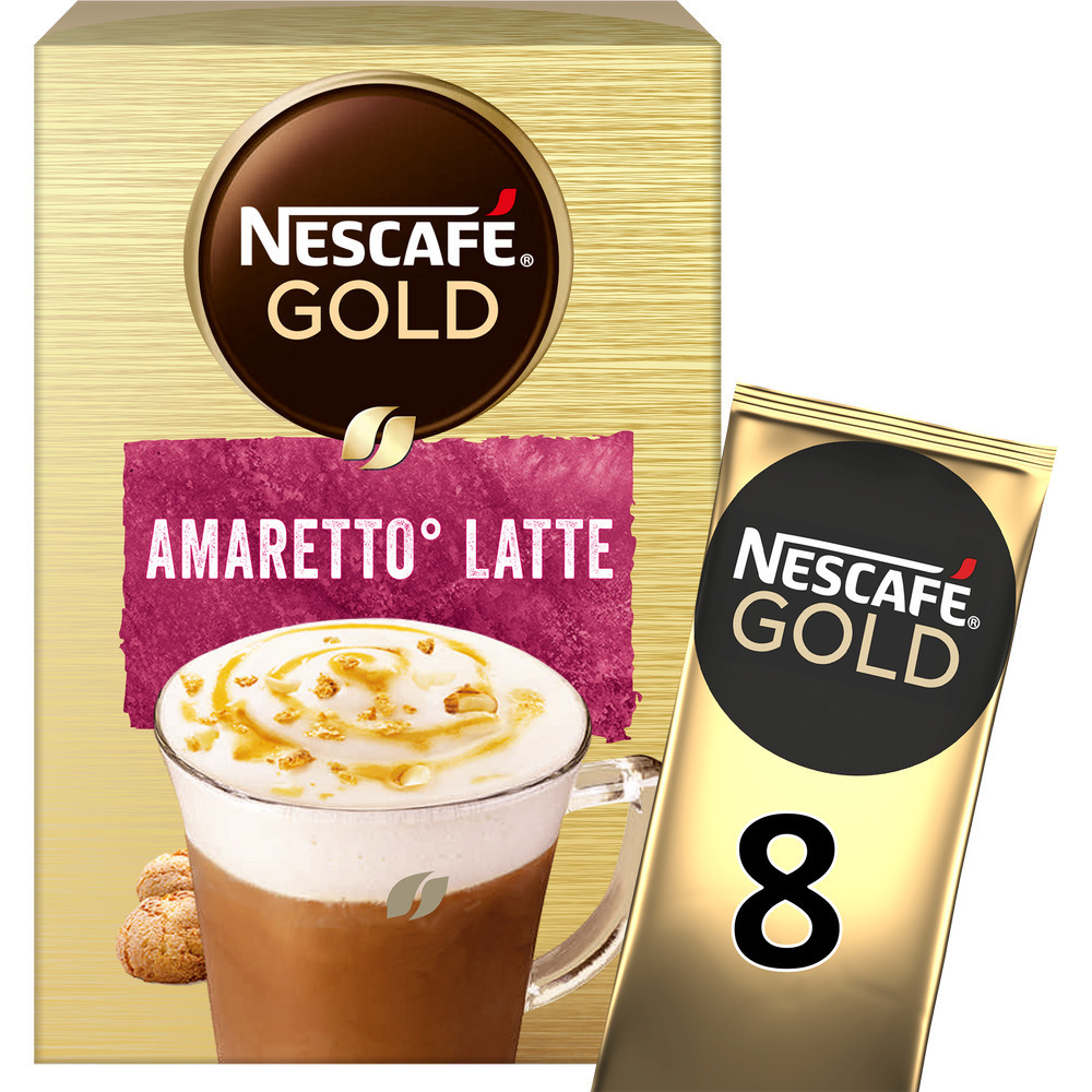 Nescafe Στιγμιαίος Καφές Arabica Latte Amaretto 8x17.5gr | Skroutz.gr