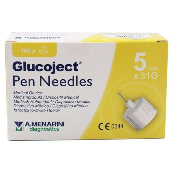 Menarini Glucoject Pen Βελόνες Ινσουλίνης 31G 100τμχ | Skroutz.gr
