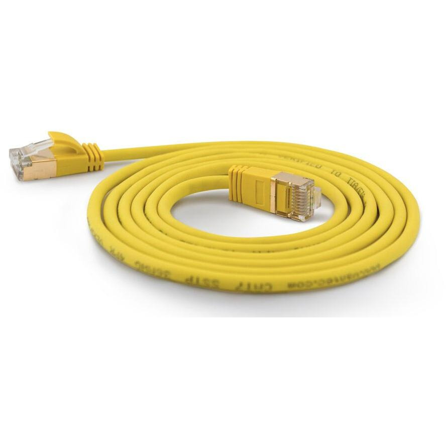 Wantec U/FTP (STP) Cat.7 Καλώδιο Δικτύου Ethernet 1.5m Κίτρινο (7174 ...