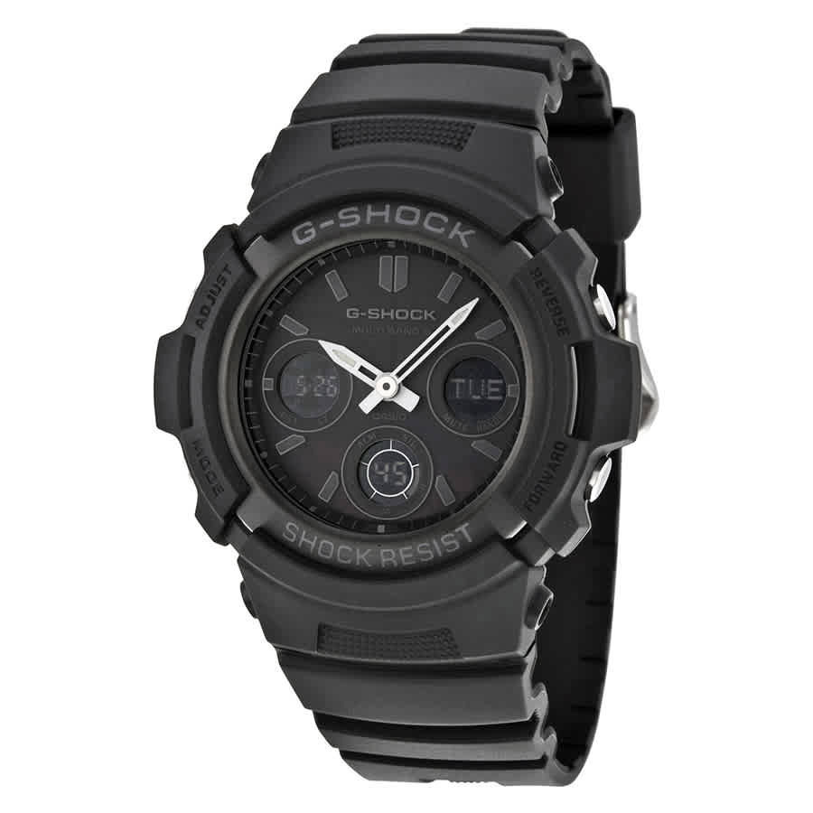 Casio Ρολόι Solar σε Μαύρο Χρώμα AWGM100B-1A | Skroutz.gr
