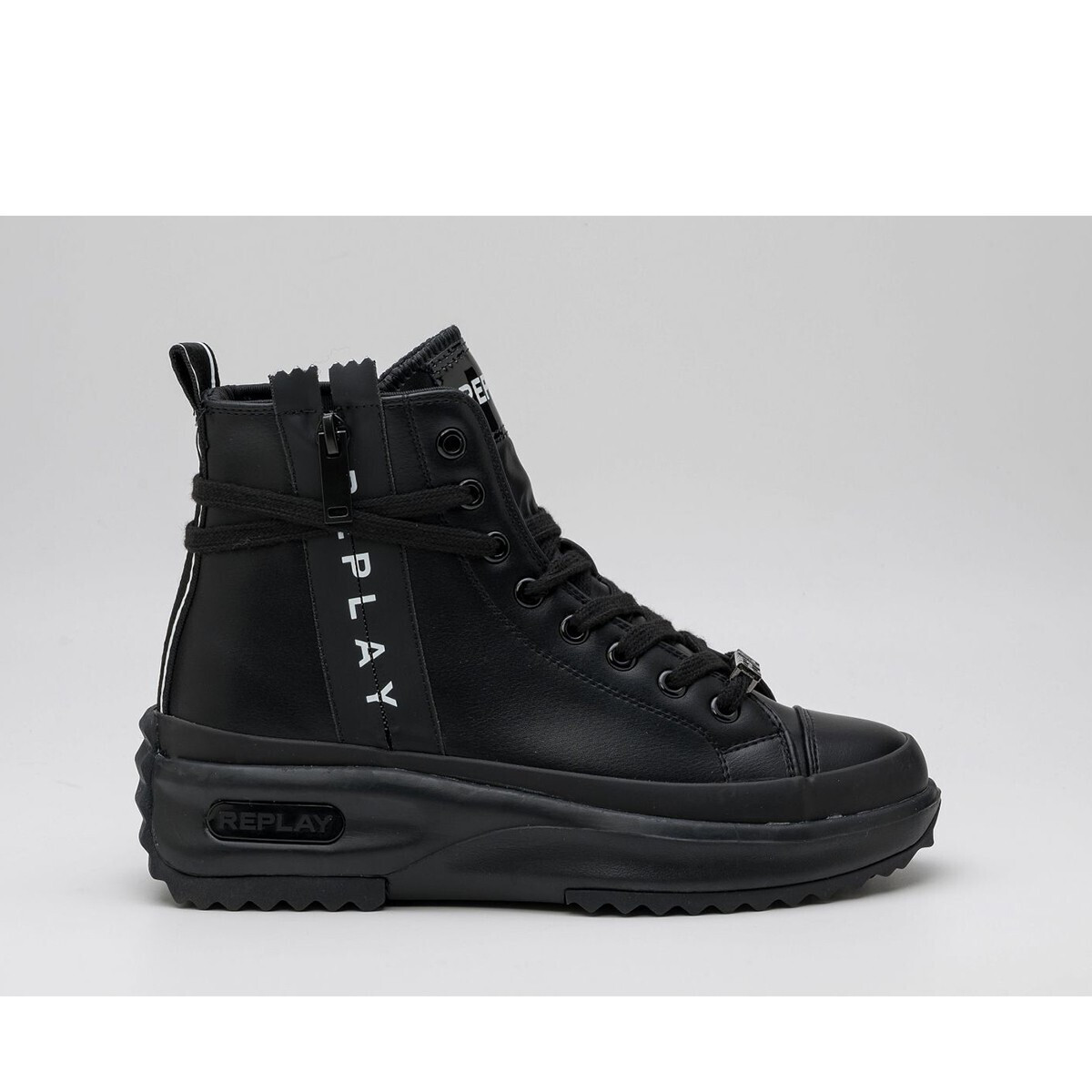 Replay Zip 2 Γυναικεία Sneakers Μαύρα RV1H0021S-0003 | Skroutz.gr