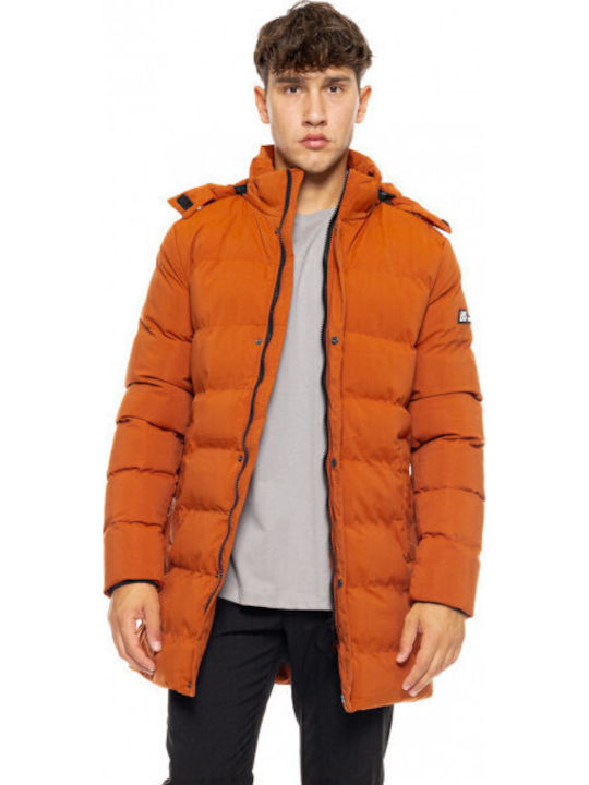 Biston Winter Jacket Puffer Orange 50-201-007 | Skroutz.mt