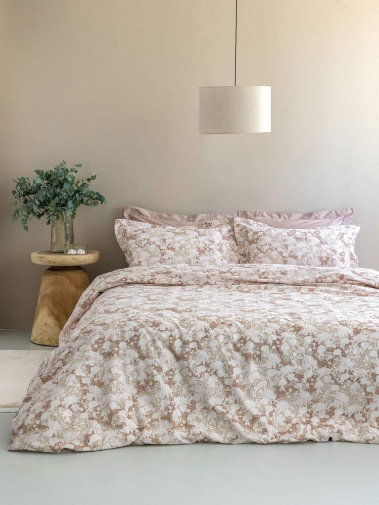 Palamaiki Σετ Παπλωματοθήκη Υπέρδιπλη με 2 Μαξιλαροθήκες 240x250 Pale ...