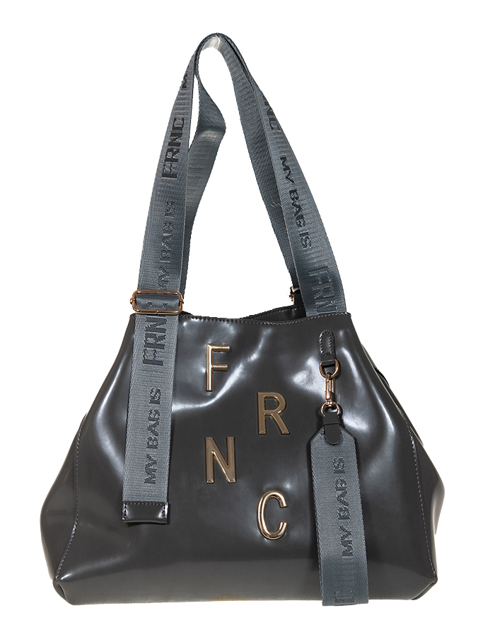 FRNC Γυναικεία Τσάντα Ώμου Ασημί 4706 | Skroutz.gr