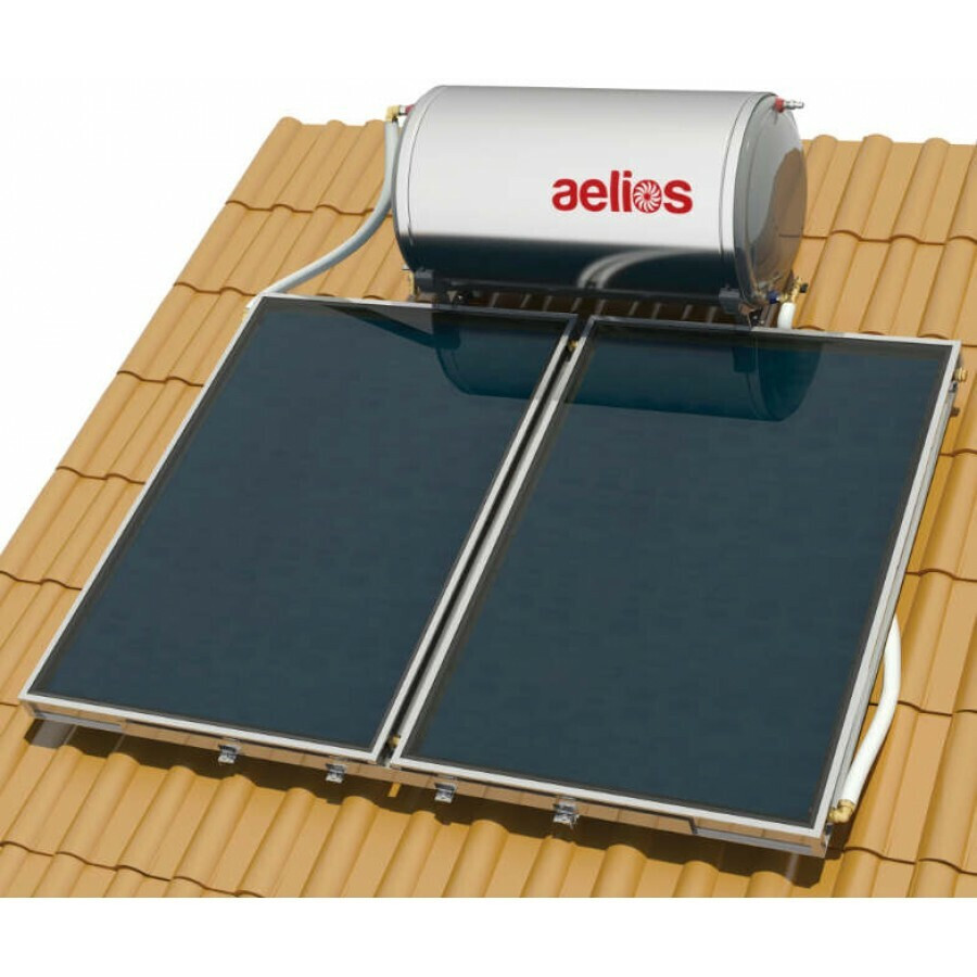 Nobel Aelios Ηλιακός Θερμοσίφωνας 300lt Glass Τριπλής Ενέργειας 5.2τ.μ ...