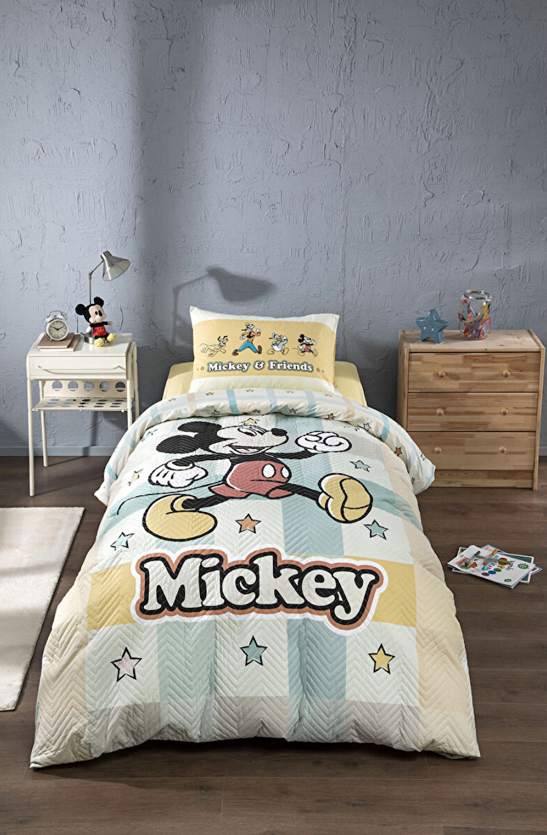 Disney Σετ Παιδική Παπλωματοθήκη Βαμβακερή Ημίδιπλη με Μαξιλαροθήκη ...