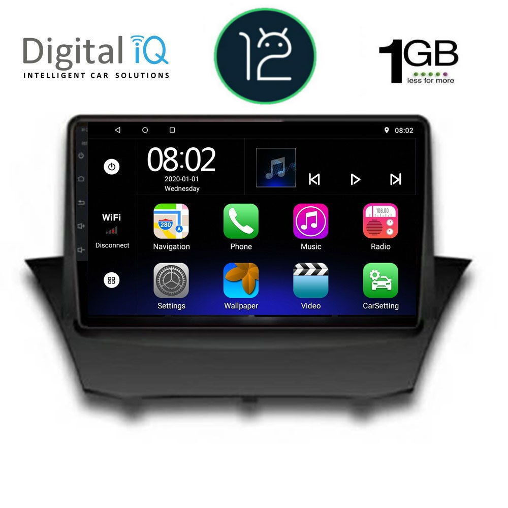 Digital IQ Ηχοσύστημα Αυτοκινήτου για Ford Fiesta 2010-2018 (Bluetooth ...