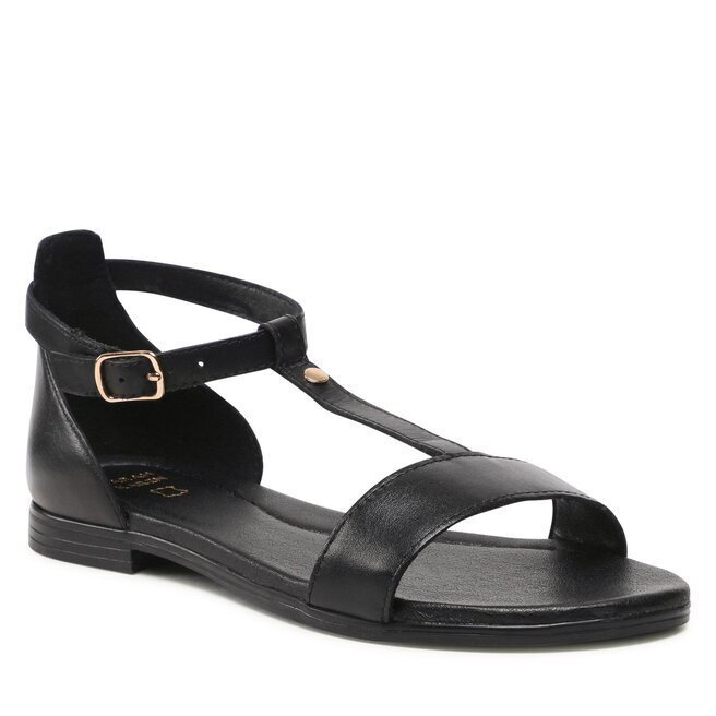 Sarah Karen Γυναικεία Σανδάλια σε Μαύρο Χρώμα | Skroutz.gr