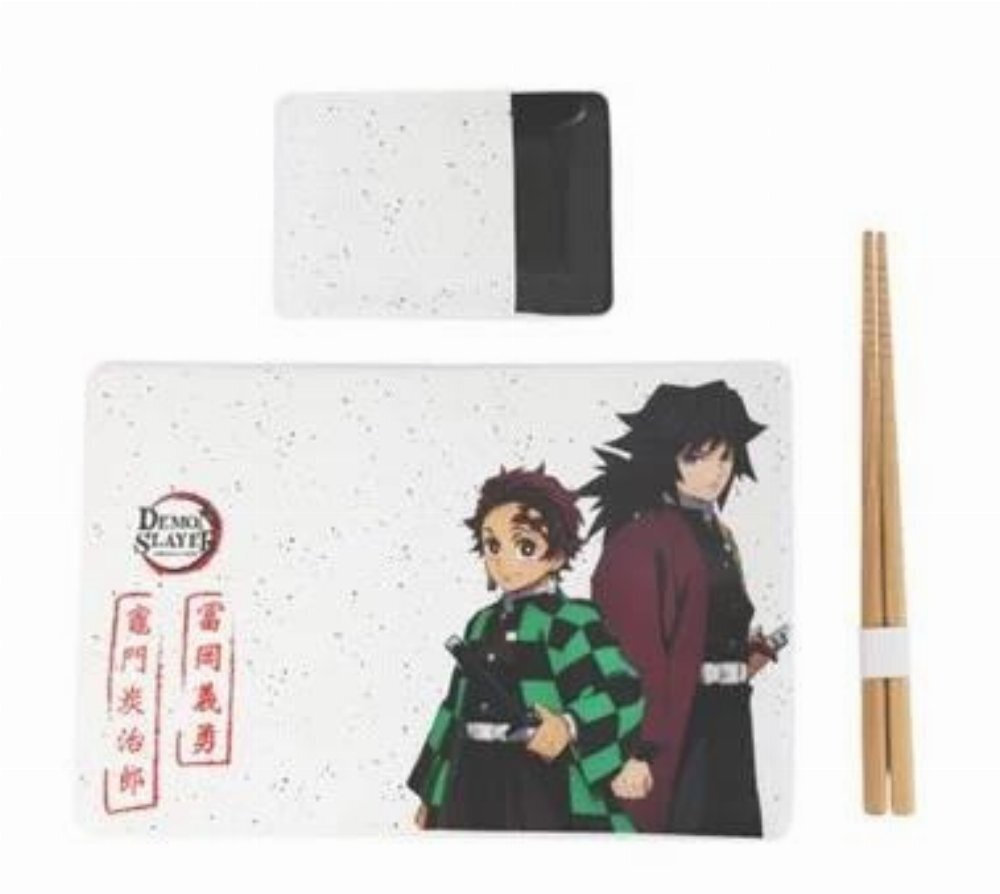 Just Funky Εμπορική Πλάκα Σερβιρίσματος Demon Slayer: Kimetsu No Yaiba - Tanjiro & Giyu Sushi ...