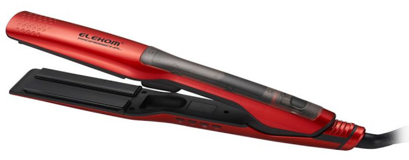 Elekom ΕΚ-1919 ELEKOM Πρέσα Μαλλιών με Ατμό και Κεραμικές Πλάκες 65W | Skroutz.gr