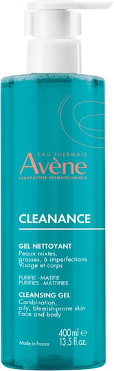 Eau Thermale Avène Cleanance Gel Καθαρισμού Προσώπου για Ακνεϊκές ...