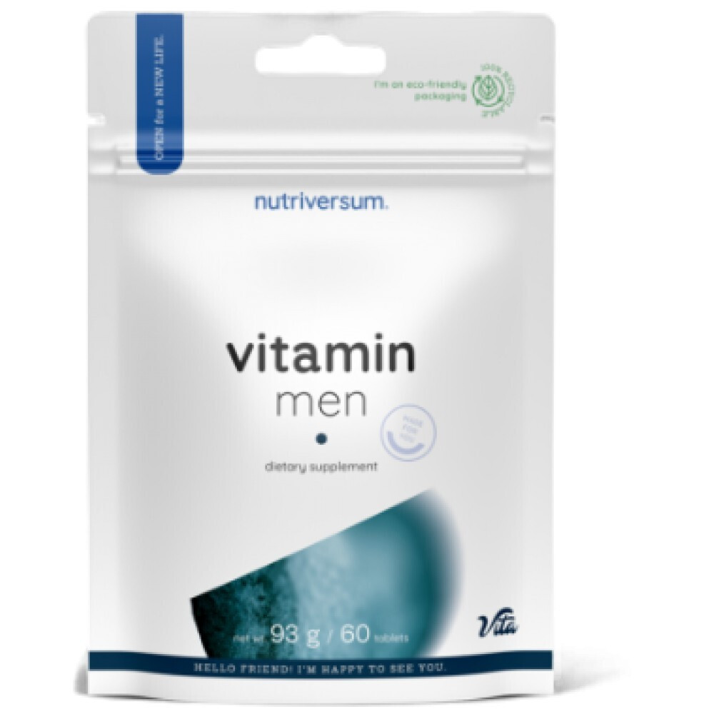 Nutriversum Vitamin Men Πολυβιταμίνη για Ενέργεια, Ενίσχυση του Ανοσοποιητικού & Αντιοξειδωτική ...