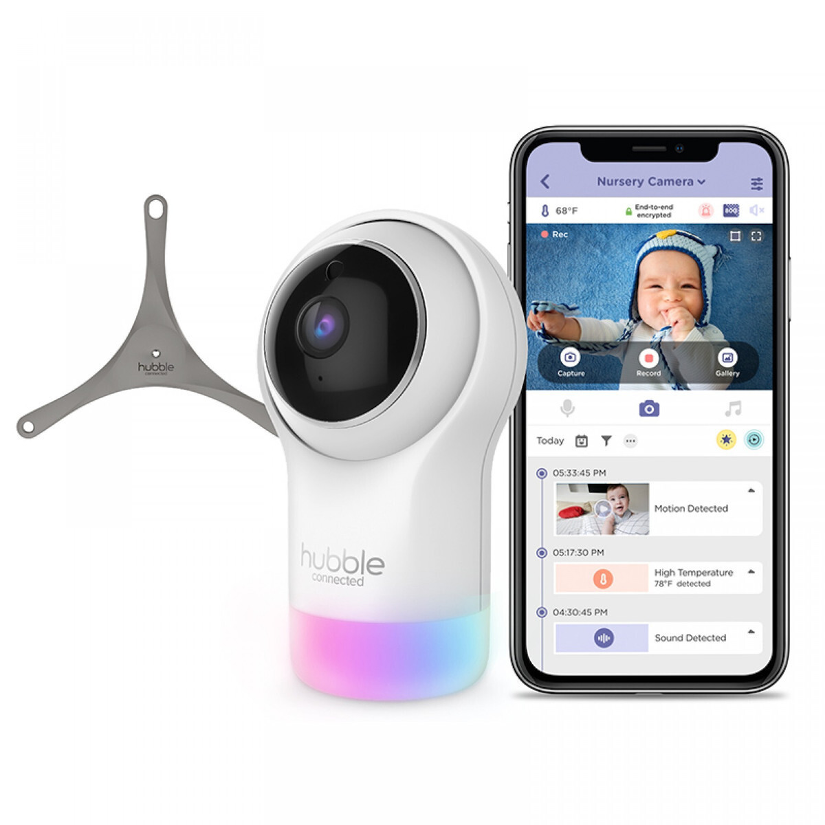 Hubble Connected Pal Glow Delux Ασύρματη Ενδοεπικοινωνία Μωρού με Αμφίδρομη Επικοινωνία | Skroutz.gr