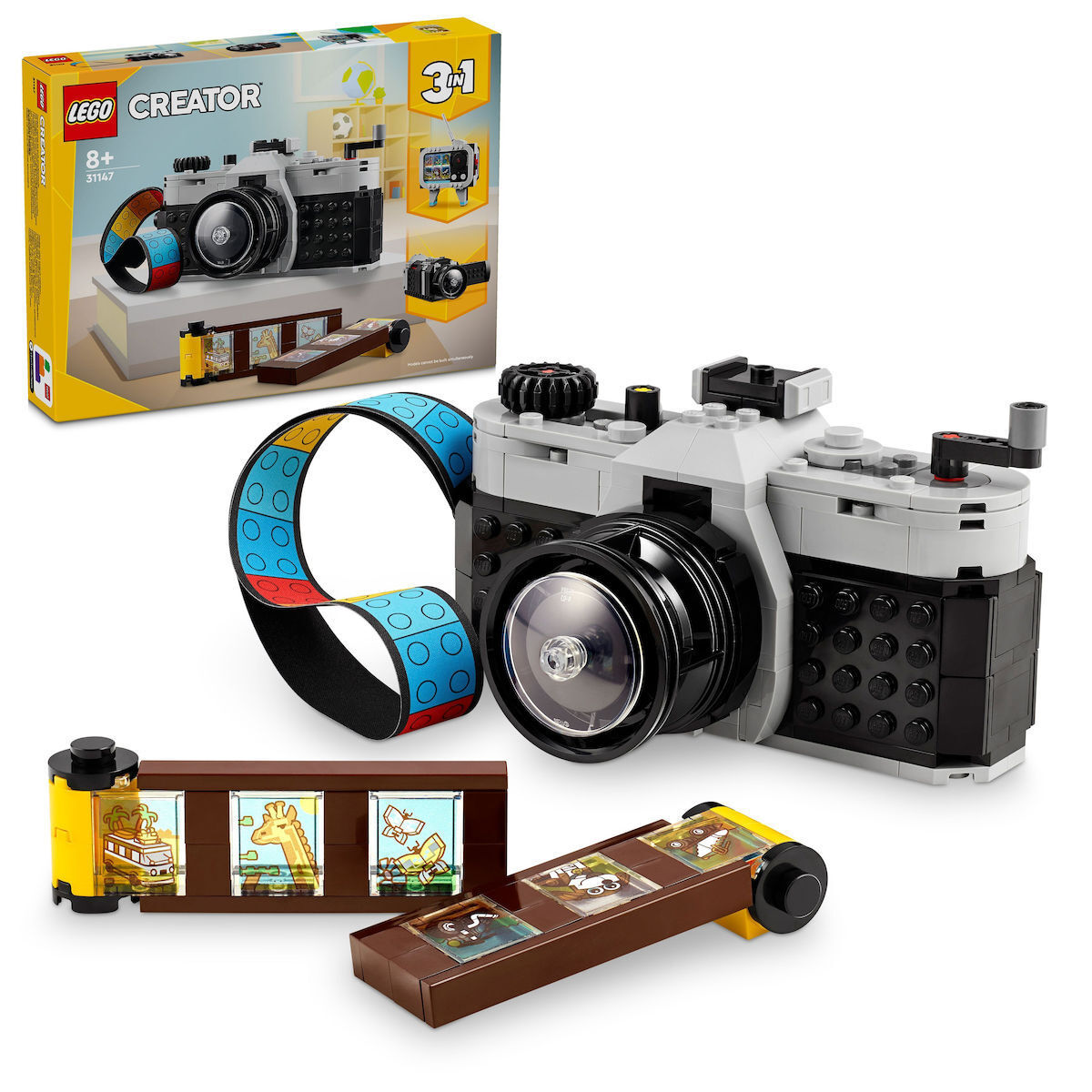 LEGO Creator Retro Camera pentru 8+ ani Ani 261buc 31147 | Skroutz Romania