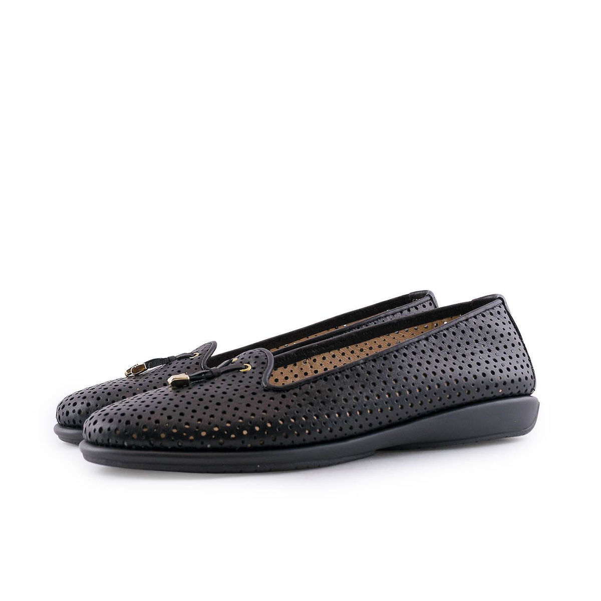 Relax Anatomic 1238 Δερμάτινα Γυναικεία Loafers σε Μαύρο Χρώμα 3288 ...