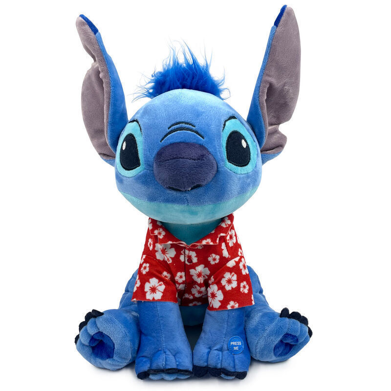 Disney Jucărie de pluș Lilo & Stitch Stitch cu cămașă roșie pentru 3 ...