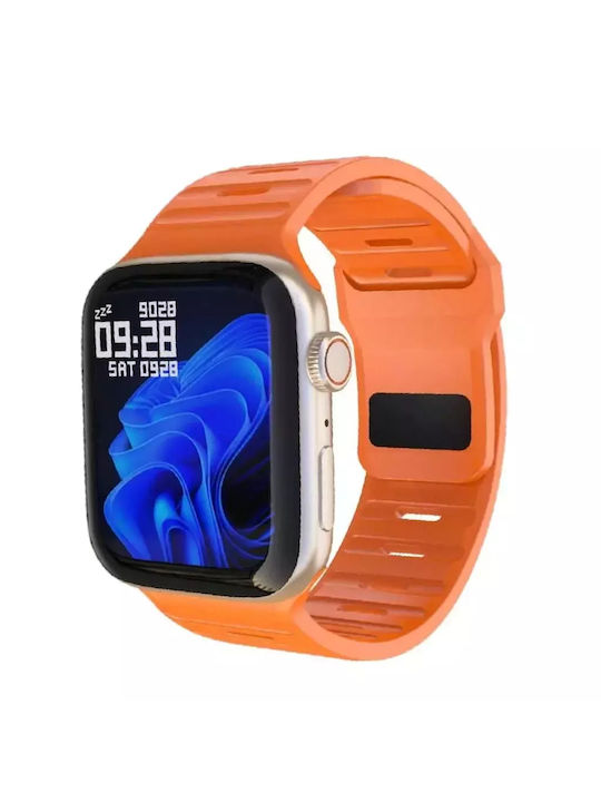 WS-GS38 Pro Smartwatch με Παλμογράφο (Πορτοκαλί) | Skroutz.gr