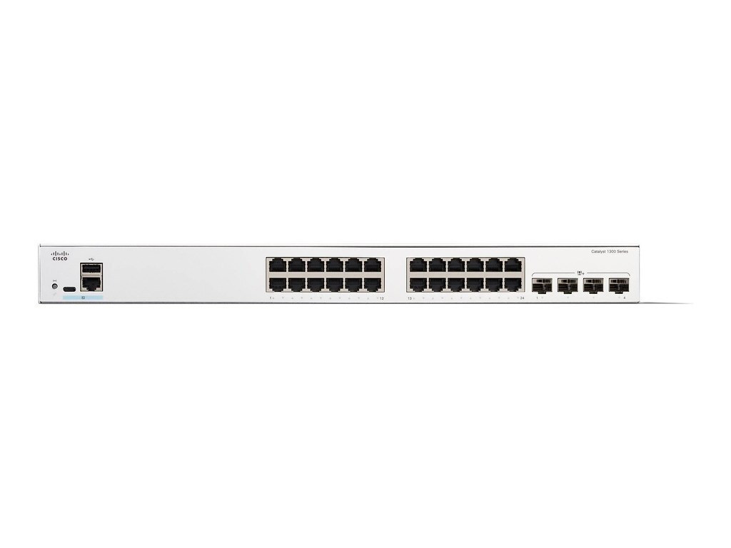 Cisco Catalyst C1300-24T-4G Managed L2 Switch με 24 Θύρες Gigabit ...