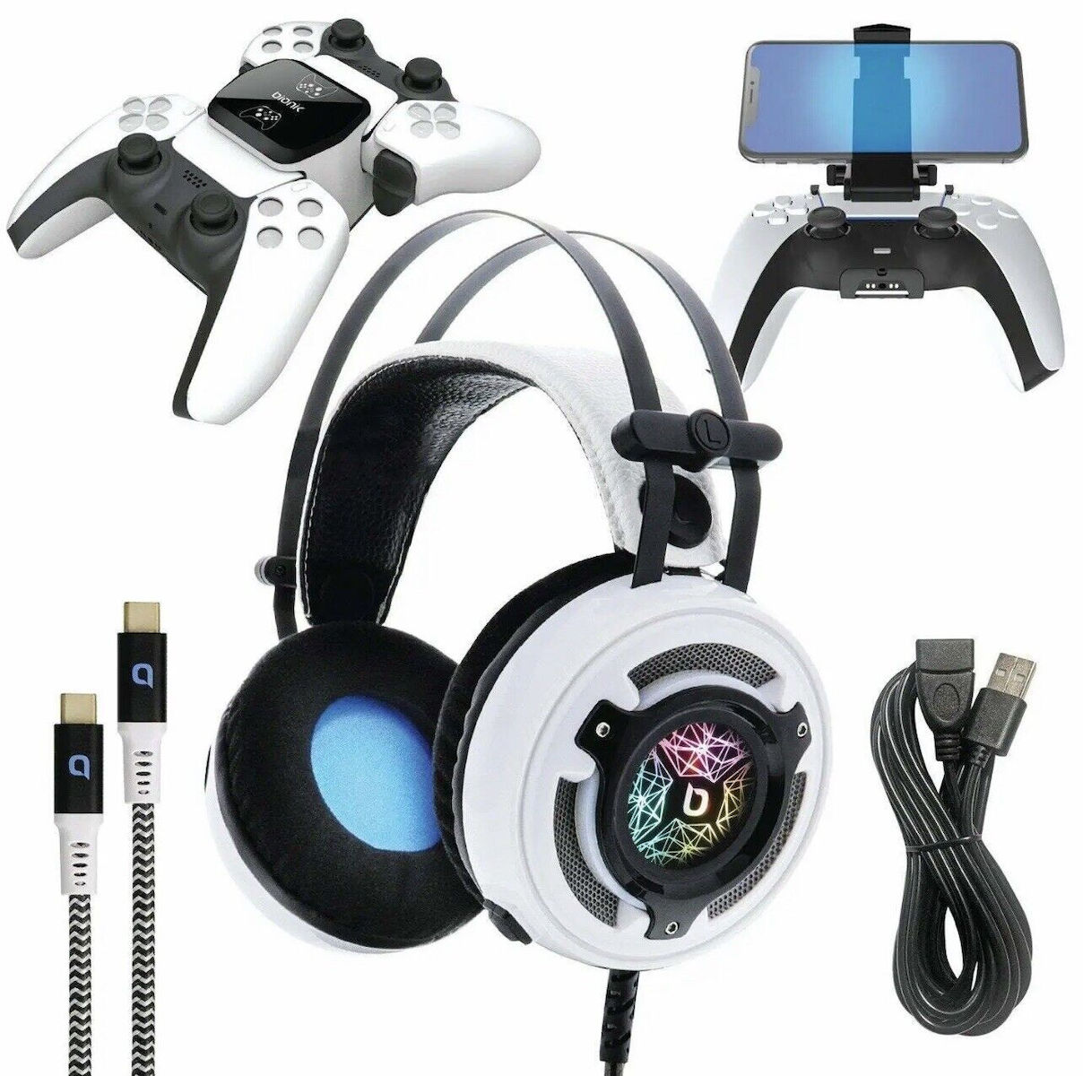 Bionik Pro Kit Ασύρματο Gamepad για PS5 Λευκό | Skroutz.gr