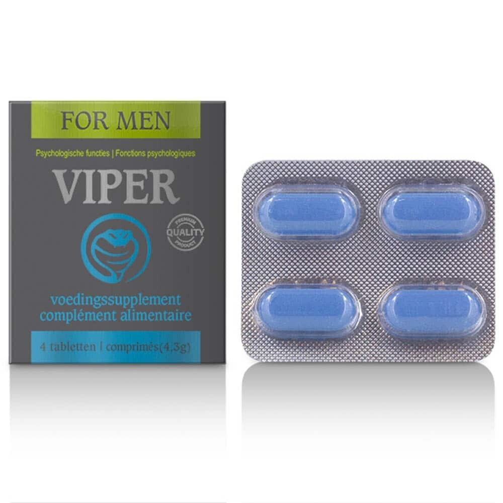 Cobeco Pharma Viper Men Ειδικό Συμπλήρωμα Διατροφής 4 ταμπλέτες ...