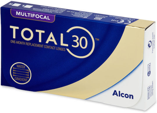 Alcon Total 30 Multifocal 3 Μηνιαίοι Πολυεστιακοί Φακοί Επαφής ...