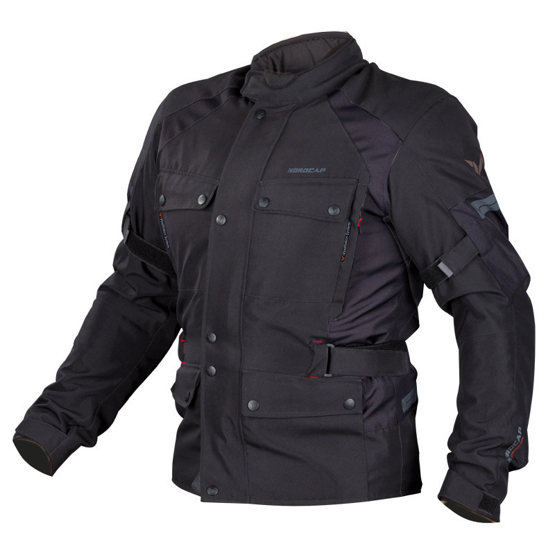 Nordcode Μπουφάν Μηχανής Jackal Ανδρικό Χειμερινό Αδιάβροχο Μαύρο | Skroutz.gr